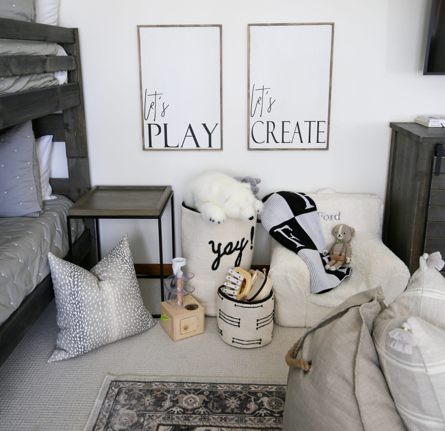 Bunk & Play Room \ Before & After - SBK Living