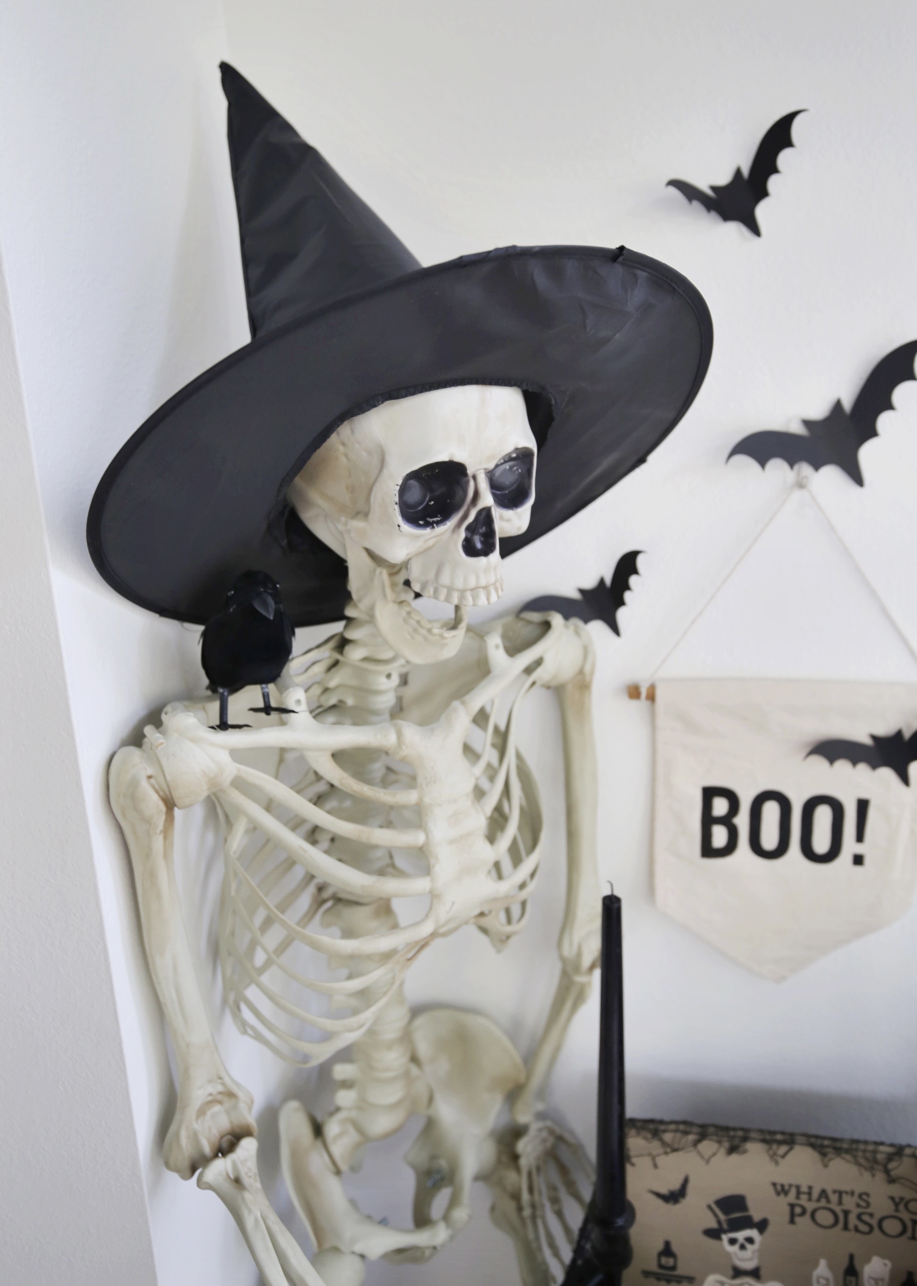 BOOzy Halloween Bar Setup - SBK Living