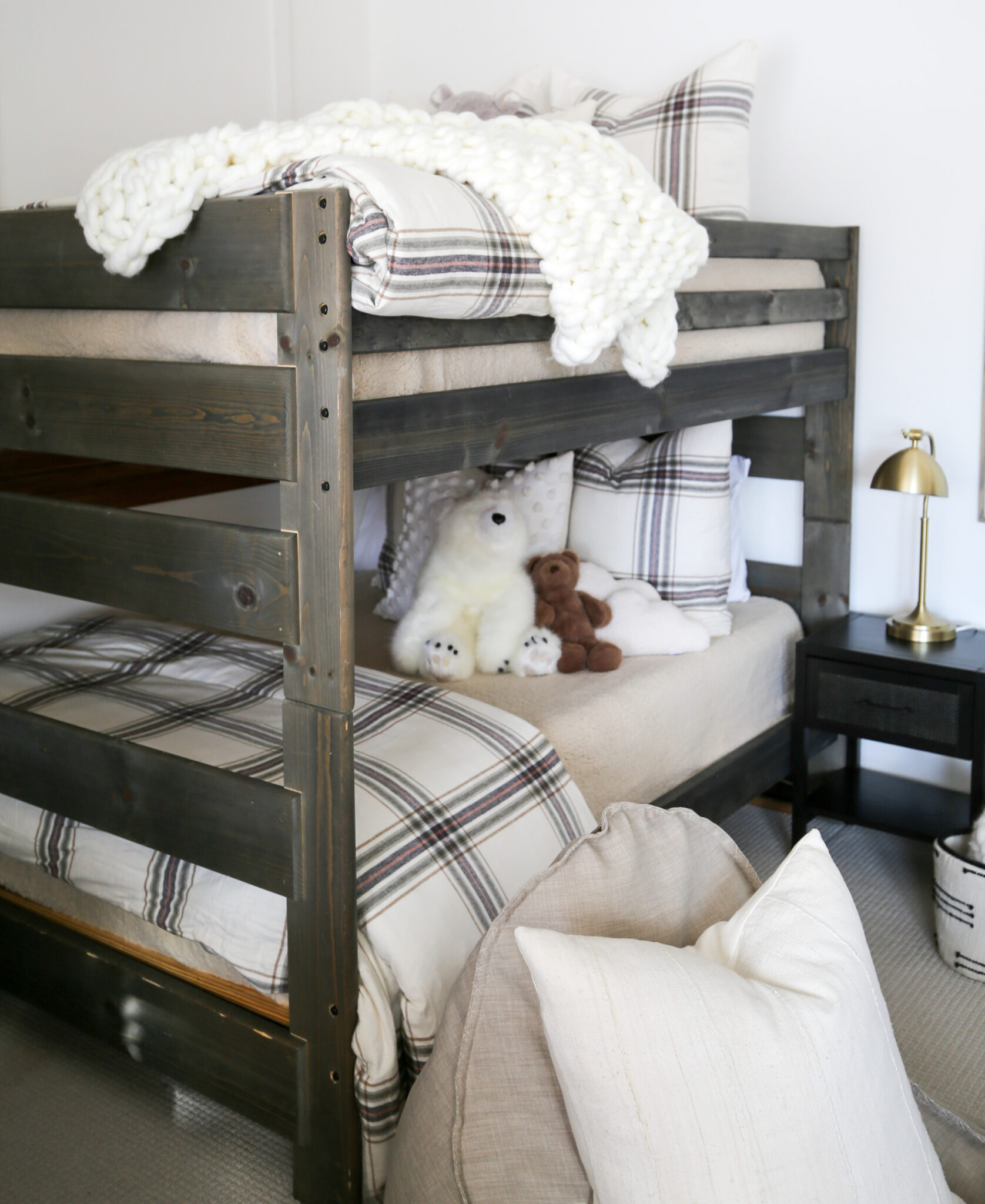 Bunk Room Winter Bedding Refresh - SBK Living