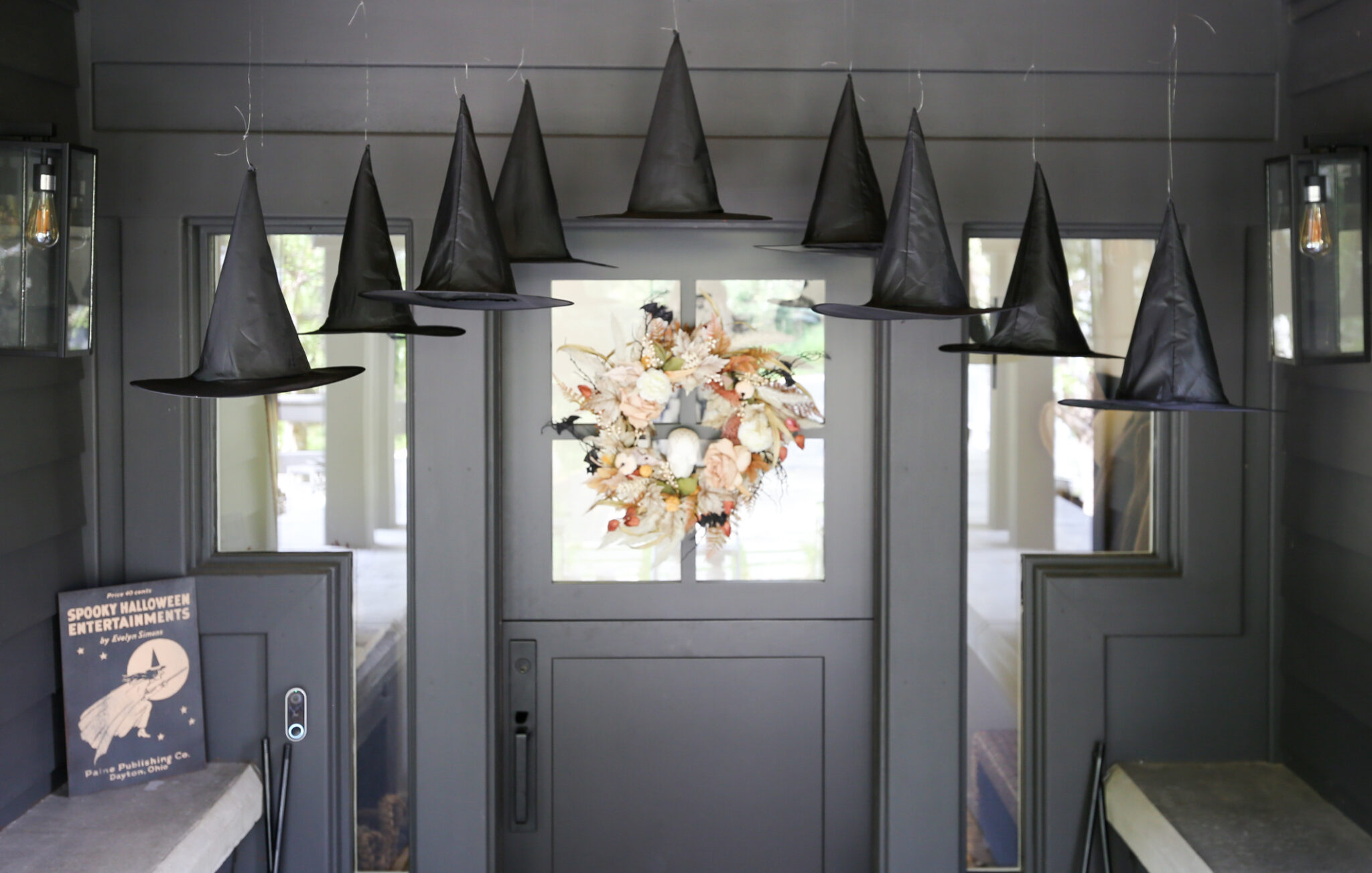 Floating Witch Hat Front Door - SBK Living