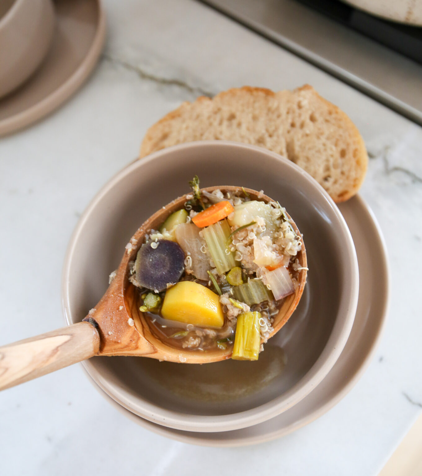 Turkey & Vegetable Ginger Soup - SBK Living