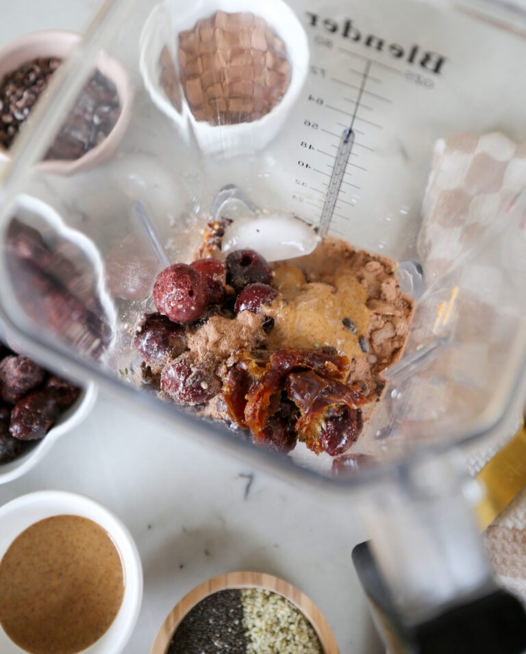 Cherry Chocolate Protein Smoothie - SBK Living