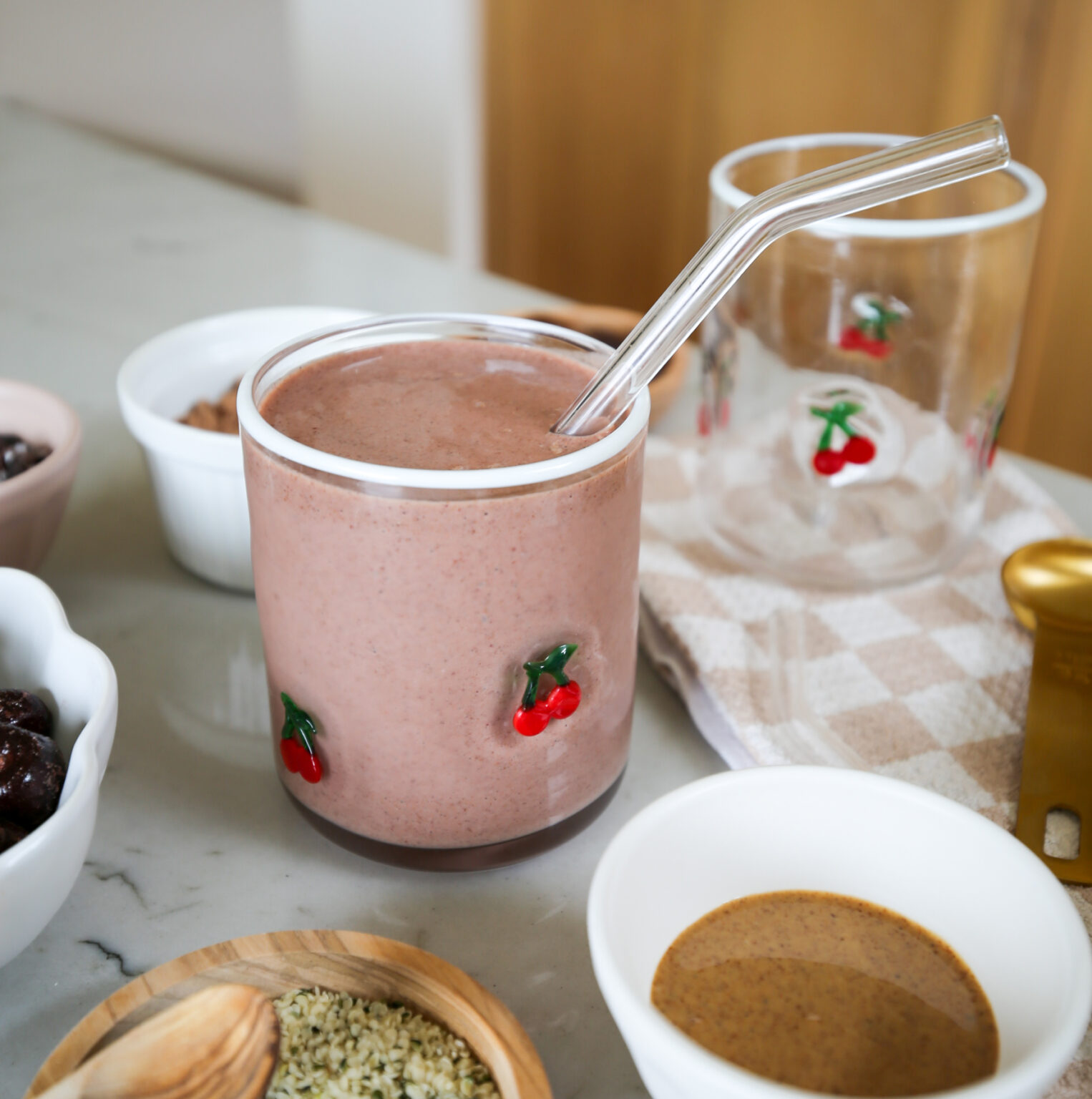 Cherry Chocolate Protein Smoothie - SBK Living