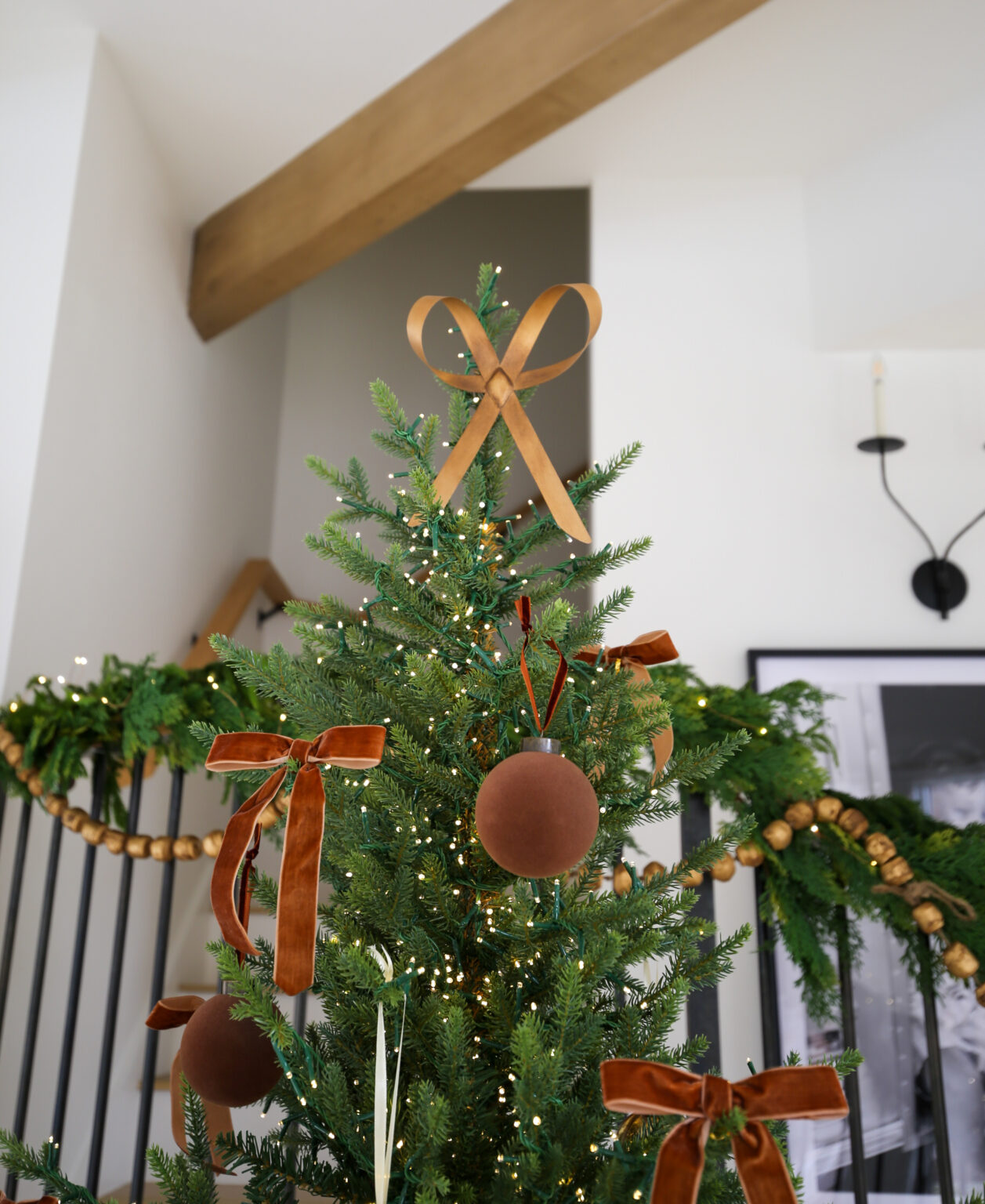 Christmas Tree Styling \ Bows & Browns - SBK Living